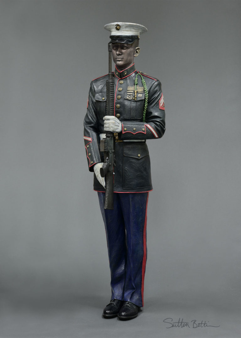 #150, Present Arms, Marine - Sutton Betti